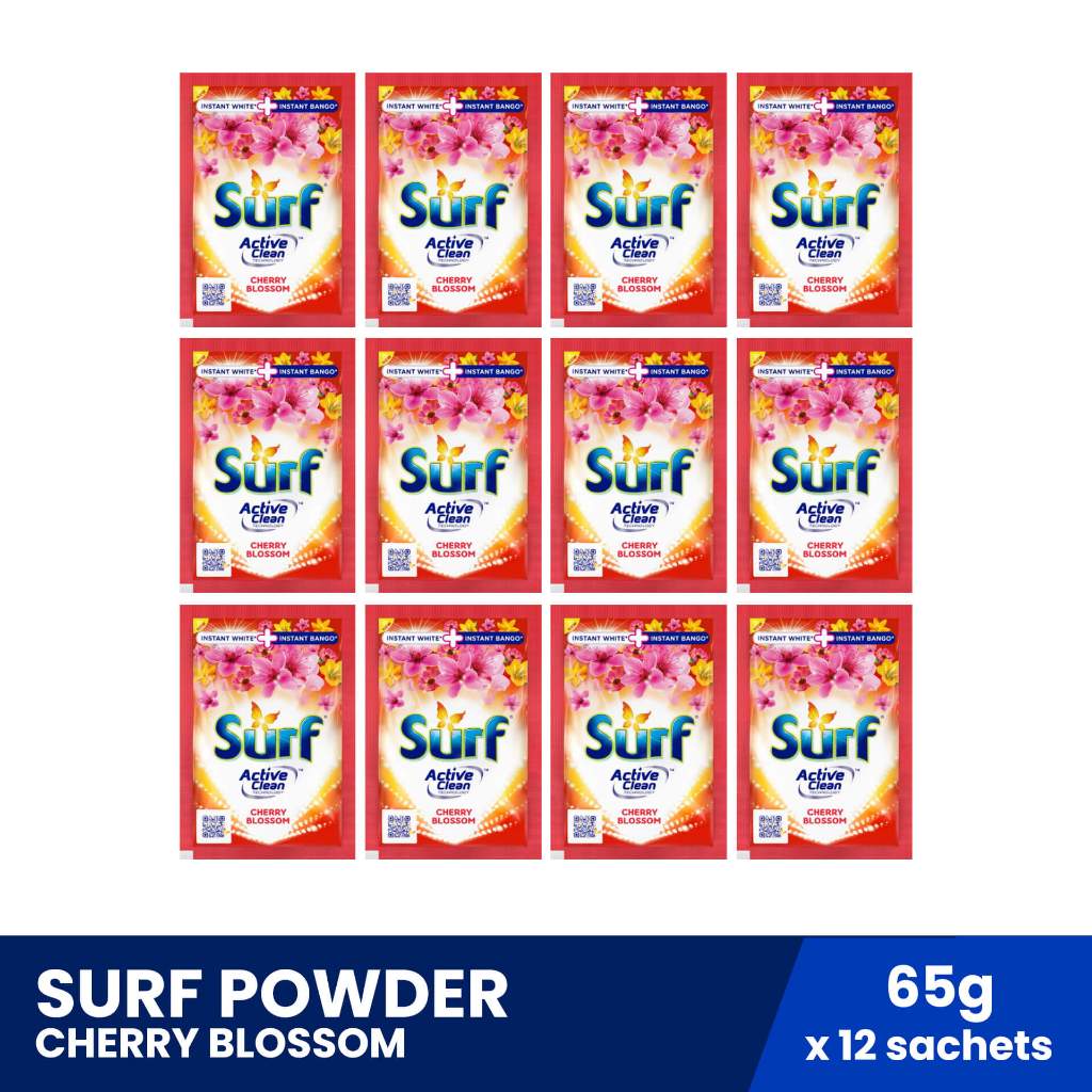 SURF Powder Cherry Blossom 65g x 12 sachets | Shopee Philippines