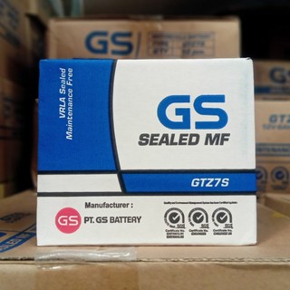 GS Battery GTZ7S Maintenance Free for Aerox v2, Nmax v2, Raider 150 ...