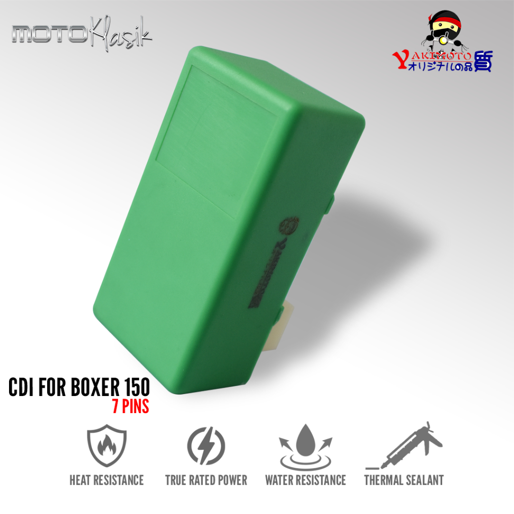 YAKIMOTO CDI FOR BAJAJ BOXER150 7 PINS STOCK SIZE CAPACITOR DISCHARGE ...