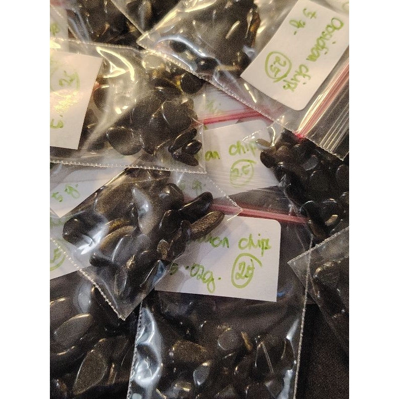 CHEFFY Obsidian Chips Gemstones Crystals | Shopee Philippines