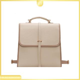 MACAROON Japanese Backpack for women Leather College School bag ...