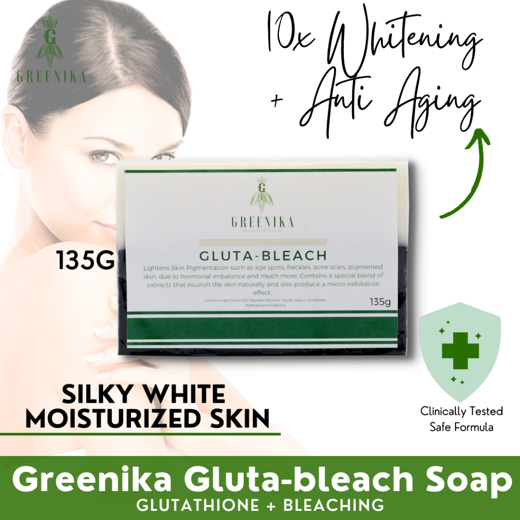 [ 10x Whitening Glutathione Bleaching ] Greenika Glutableach Instant