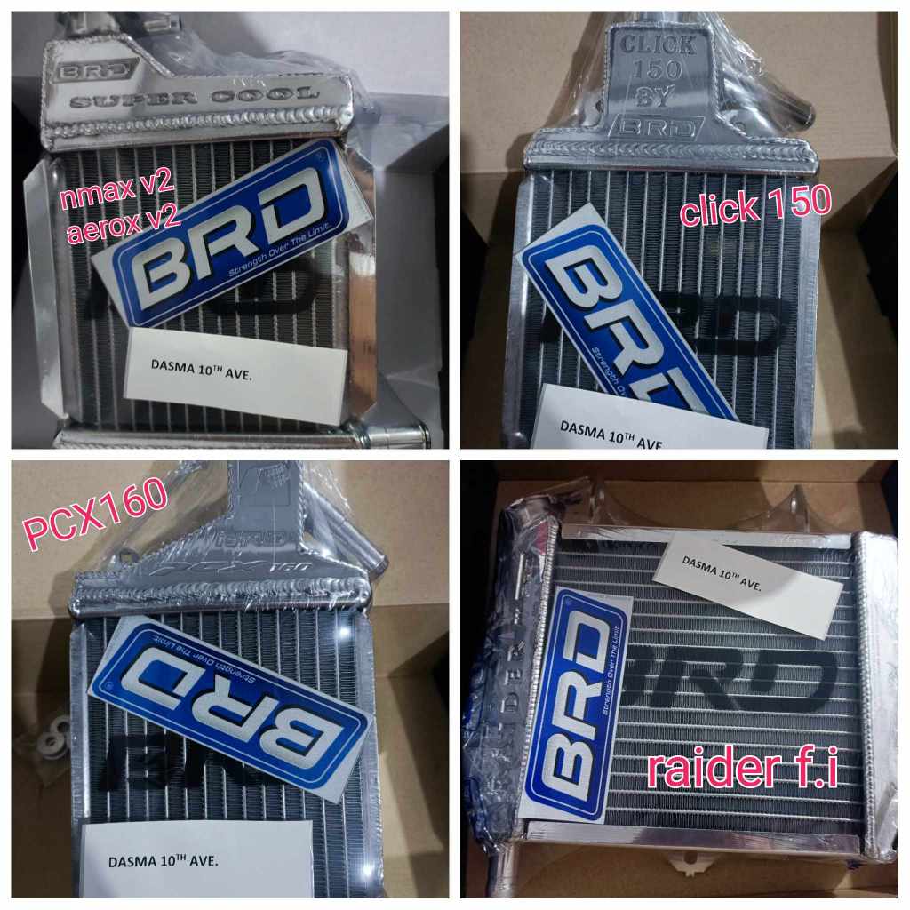 BRD Radiator ⚠️ NO CAP for NMAX V2/ AEROX V2, PCX 160 / Click 150 ...