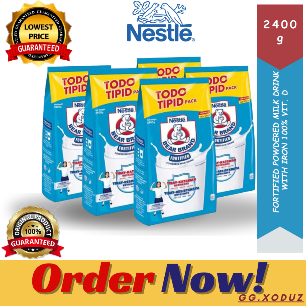 [Nestle] Bear Brand (2.4kg) FORTIFIED Powdered Milk Drink TODO TIPID ...