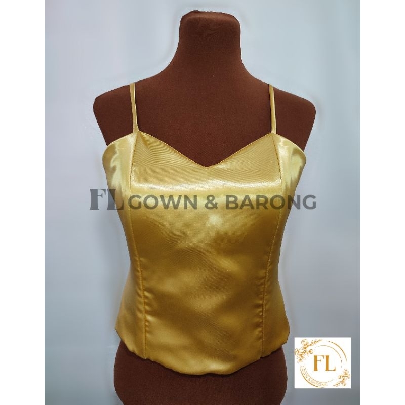 Inner Blouse Spaghetti top inner blouse for Filipiniana Modern ...