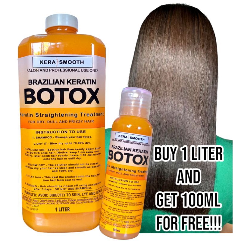 KERA SMOOTH Brazilian Botox Keratin Treatment with Straightening ...