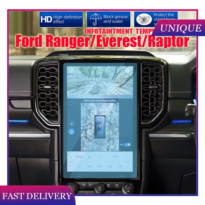 Next Gen Ford Ranger Raptor Ford Everest Infotainment Tempered Glass ...