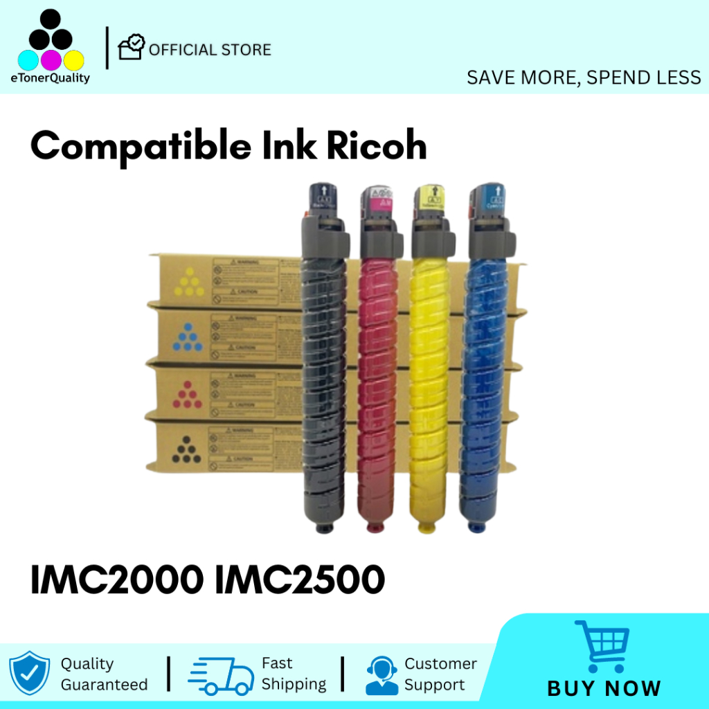 ETQ Compatible IMC2000 IMC2500 Toner Cartridge For IM C2000 C2500 ...