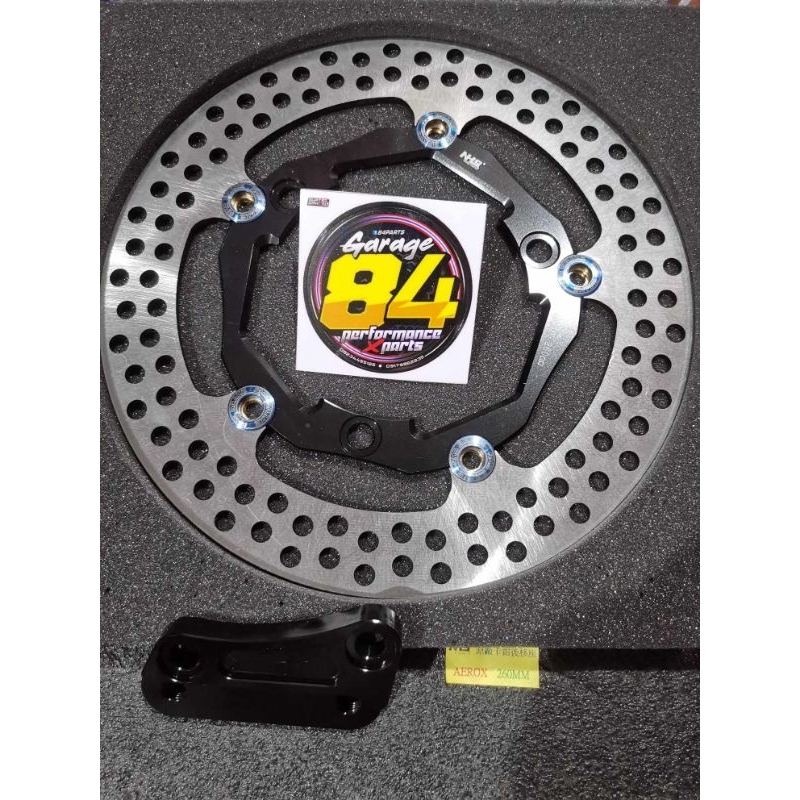 NHS FRONT DISC ROTOR 260MM YAMAHA AEROX NMAX (100% MADE IN TAIWAN ...