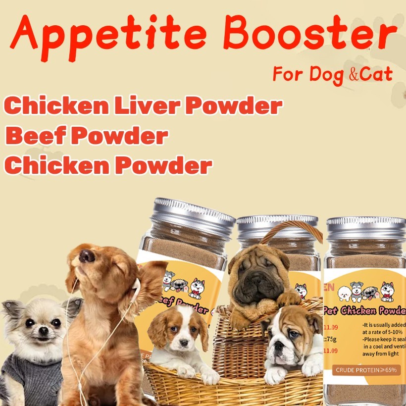 DEVNEN Appetite Booster For Dogs Chicken Liver Beef Chicken Powder Dog ...