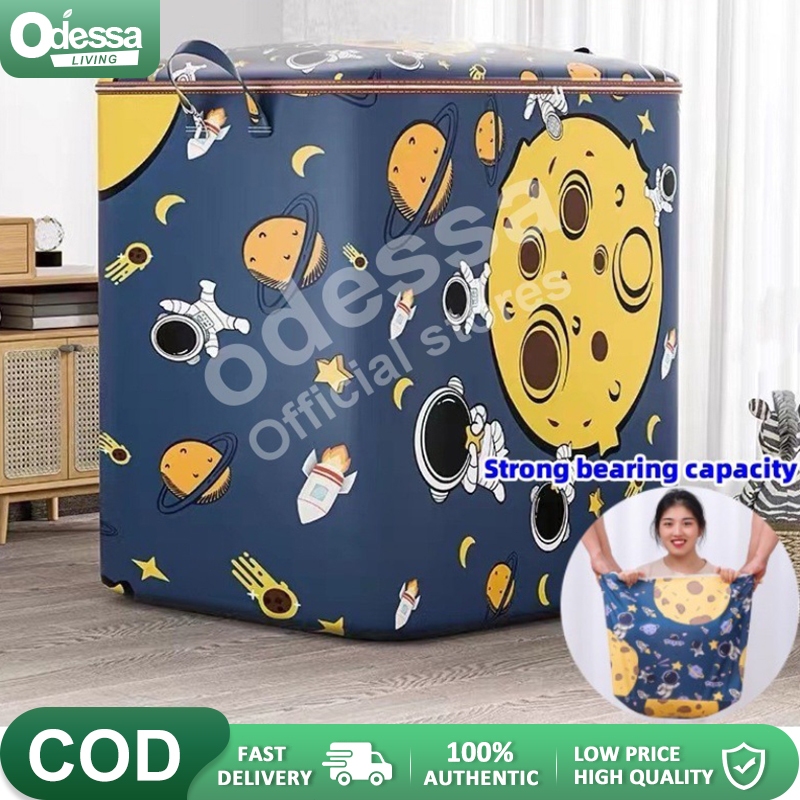 Odessa storage box 140L collapsible oversized clothes with lid moisture ...