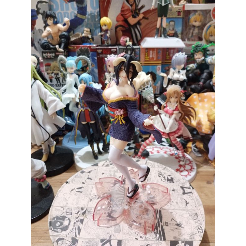 Authentic Albedo of Overlord Coreful Sakura Wasou Ver Figure | Shopee ...