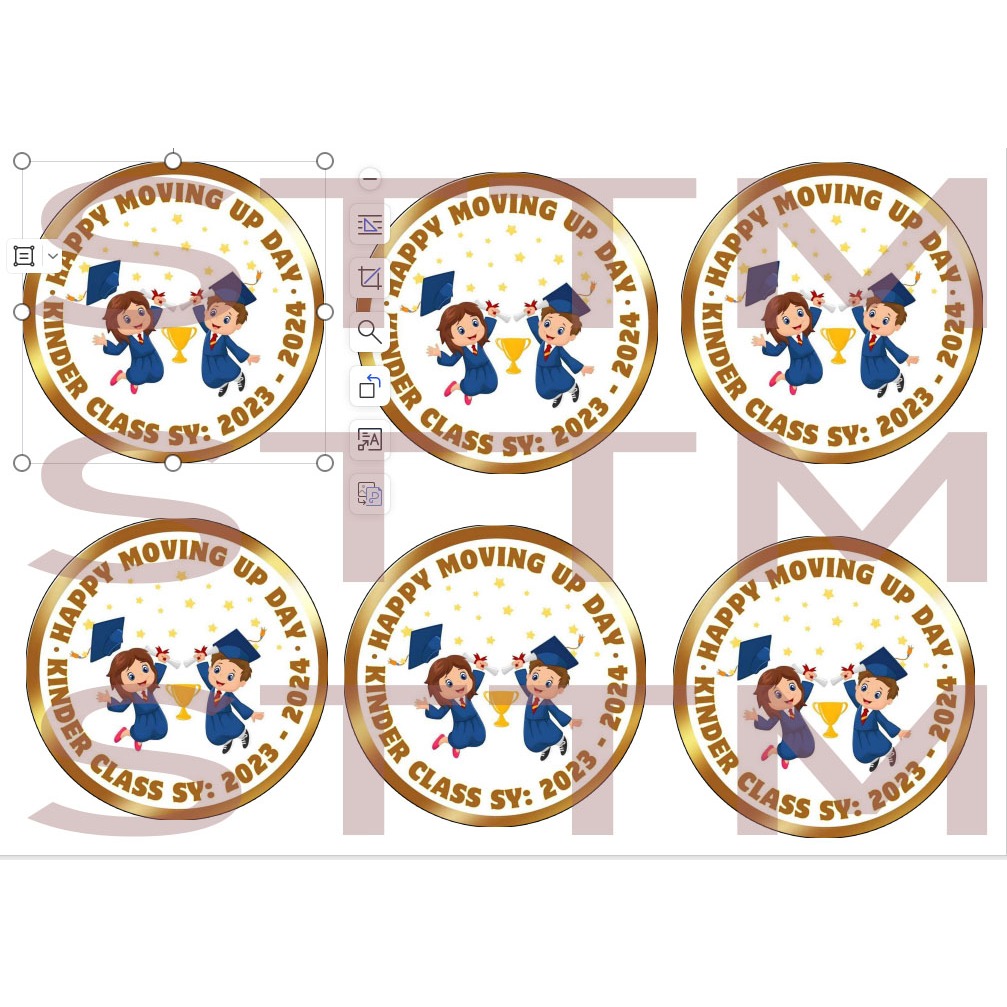 kinder garten ready maid moving up center piece for graduational ...