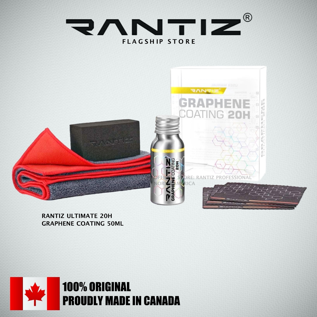 RANTIZ ULTIMATE GRAPHENE COATING 20H 50ML - ORIGINAL CANADA | Shopee ...