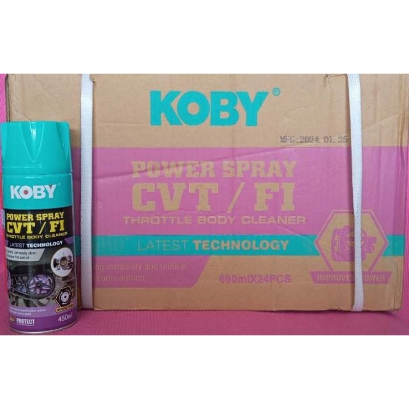 1 Box Koby CVT/FI Throttle Body Cleaner 600ml -24pcs/Box | Shopee ...