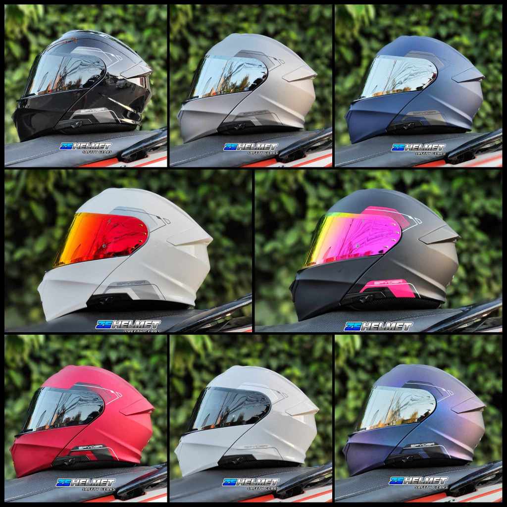 SPYDER FORCE PD (All Colors) MODULAR - DUAL VISOR (with Free Lens ...