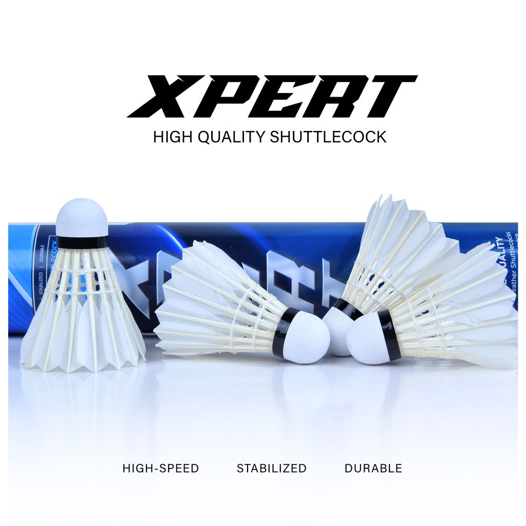 High Quality Composite Cork Shuttlecock | Xpert Premium Goose Feather ...