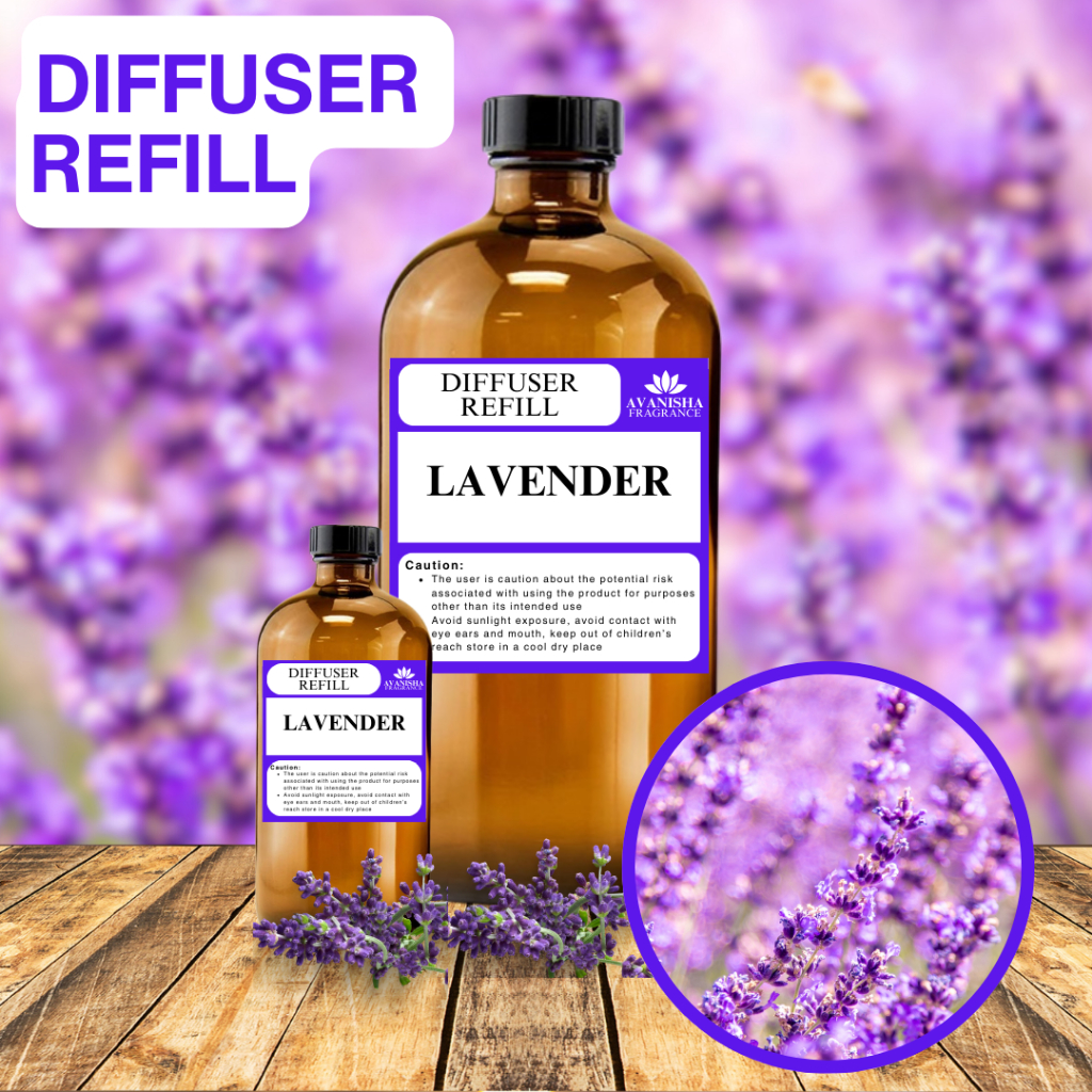 Lavender, Diffuser Refill 120ml Oil Base | Shopee Philippines