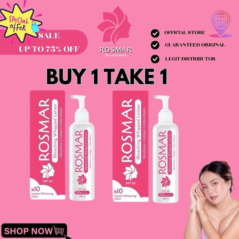 Rosmar Lotion 250ml SPF 60 | Shopee Philippines