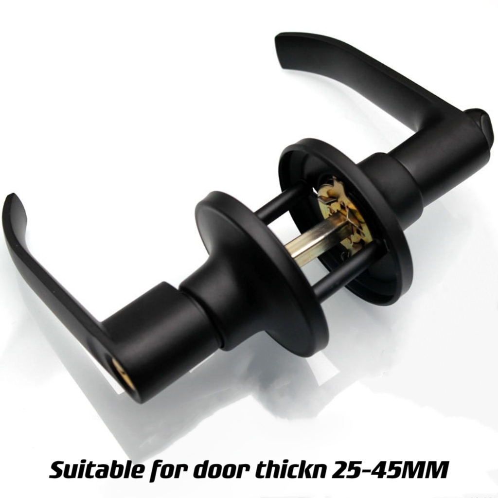 Door lock Heavy Duty Door Knob Entrance Lock set With 3 Key Door Handle ...