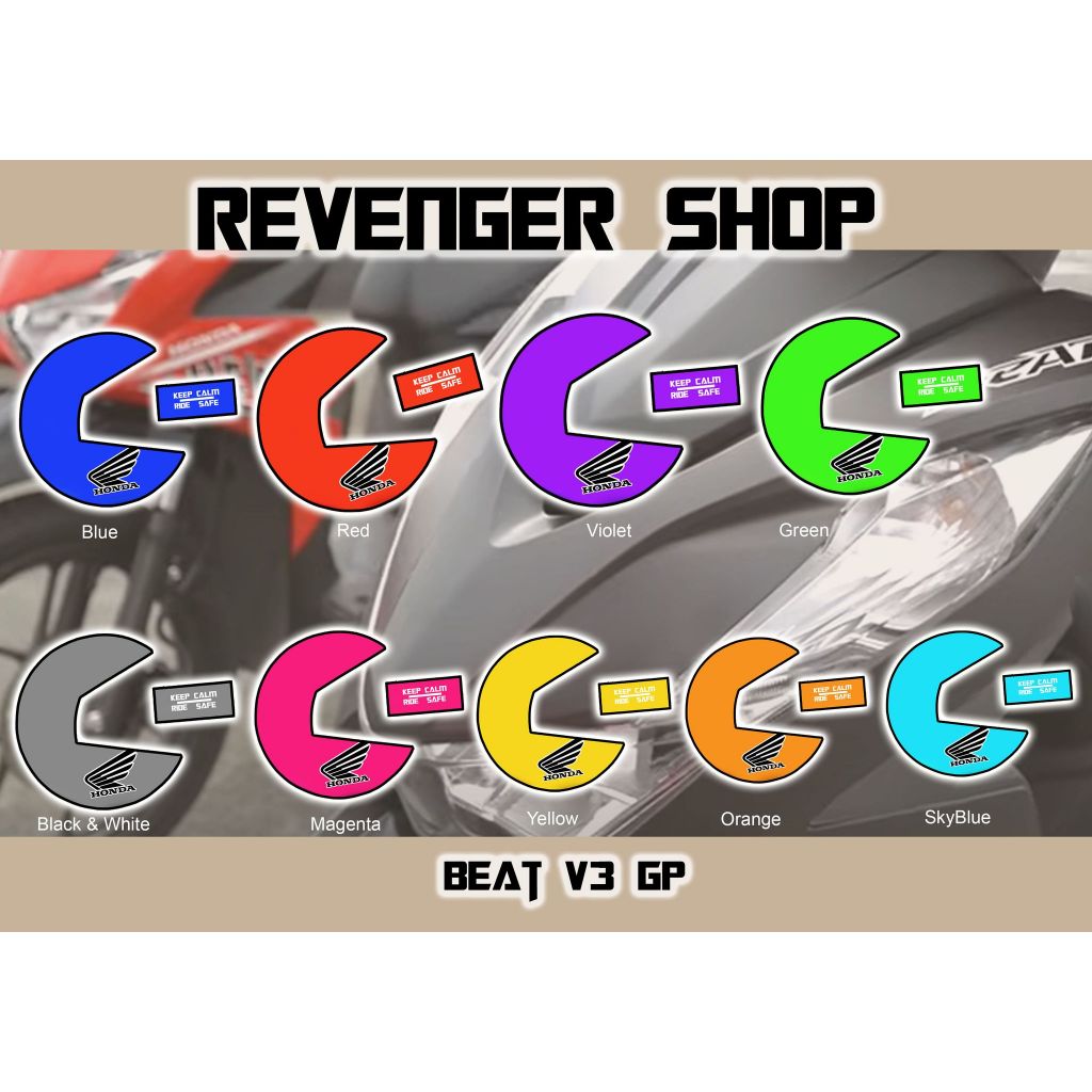 Honda Beat V3 2024 Model Gauge Protector Sticker Film Clear Colored ...