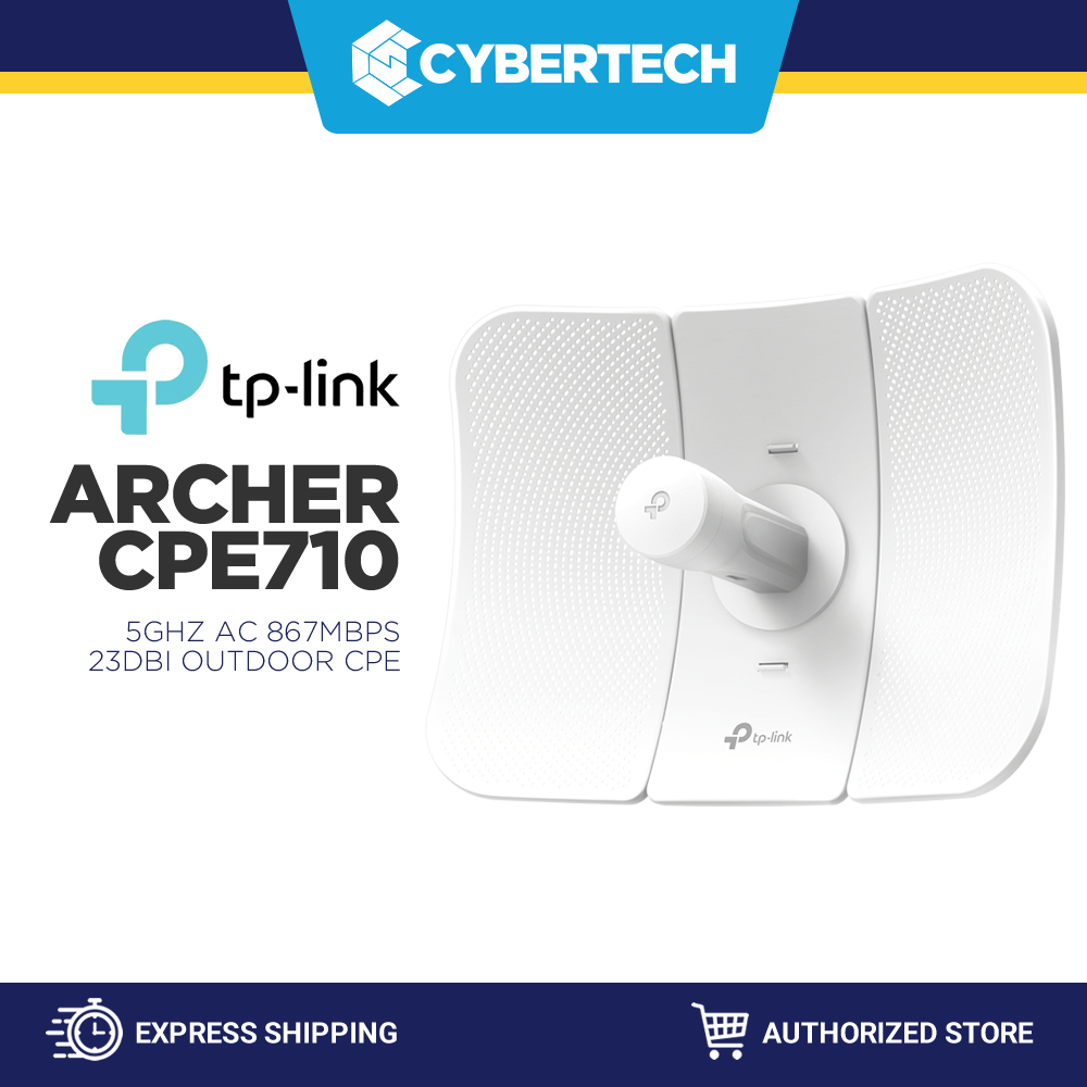 Cybertech TP-Link CPE710 5GHz AC 867Mbps 23dBi Outdoor CPE | Shopee ...
