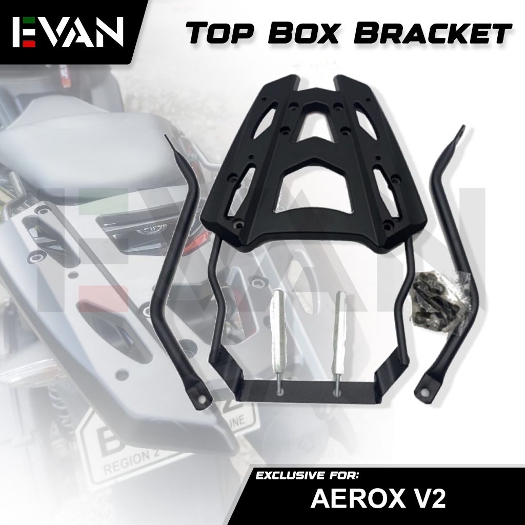 EVAN.PH Aerox V2, 2021 Starck Bracket Monorack Top Box Bracket Heavy ...