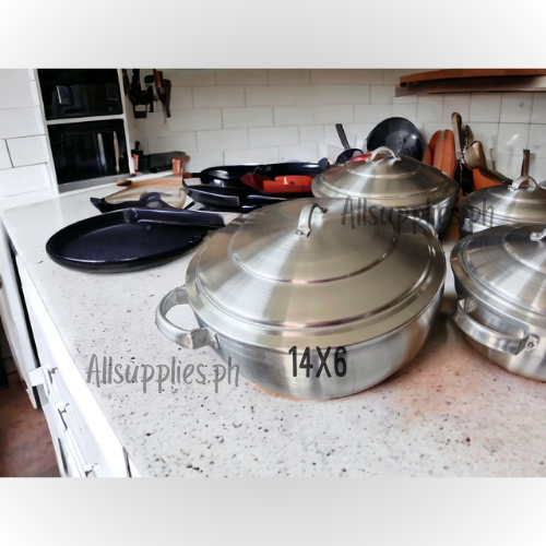 Aluminum Casserole Makapal PINUKPOK ng pampanga Sold per pc Carinderia ...