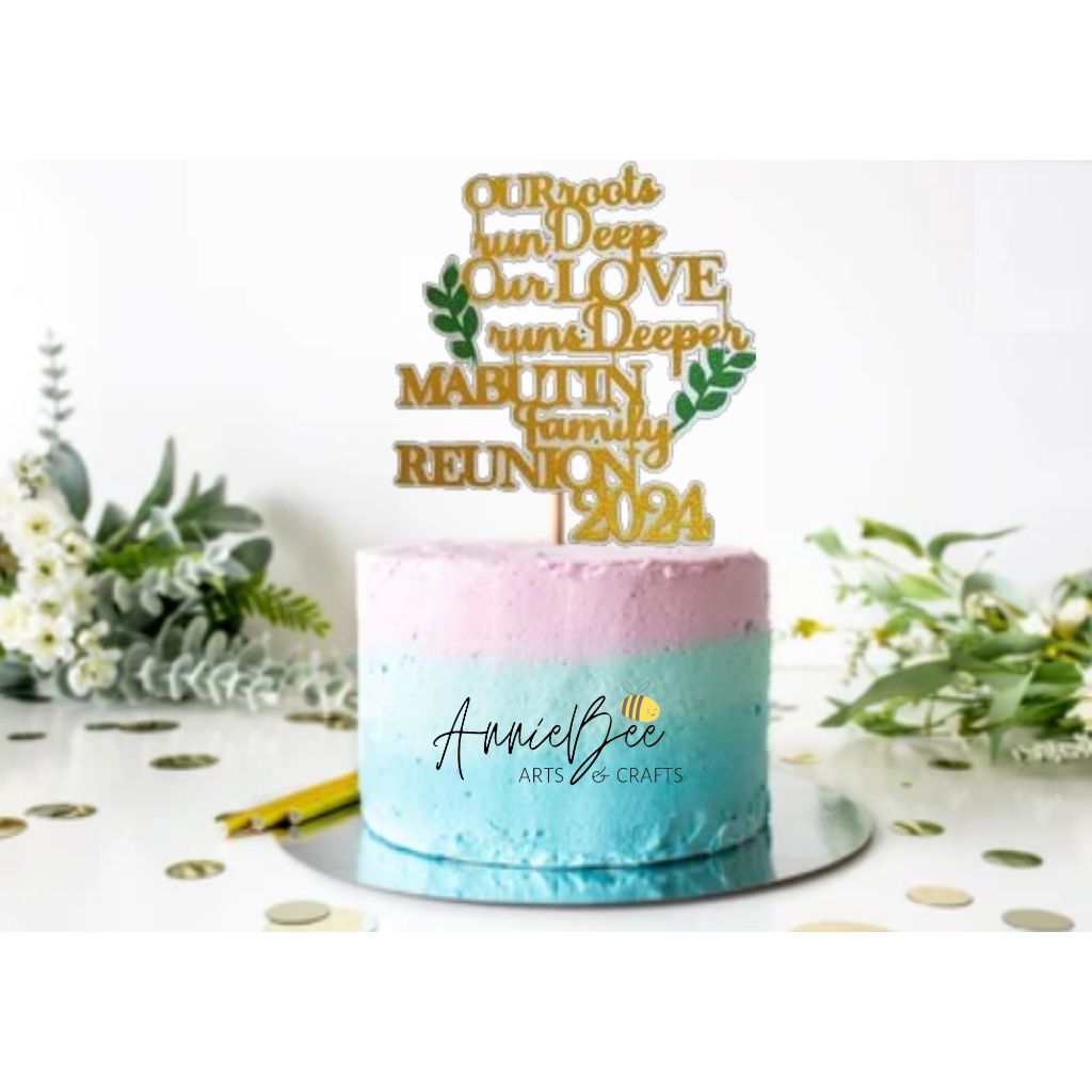 custom/ personalize greeting cake topper. | Shopee Philippines