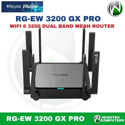 Ruijie Reyee Wifi 6 Dual Band Gigabit Mesh Router rg-ew3200gx Pro ...