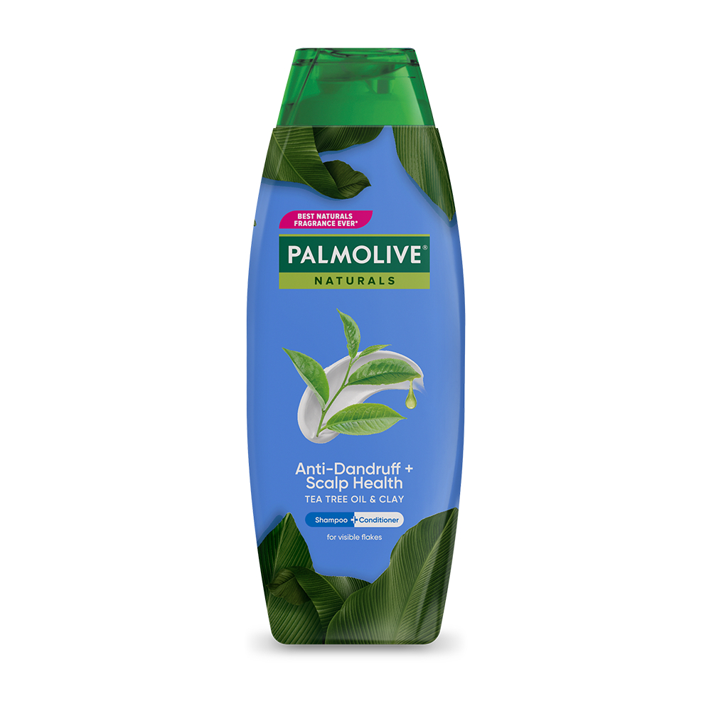 Palmolive Naturals Antidandruff Shampoo with Tea Tree Oil & Clay 400ml ...