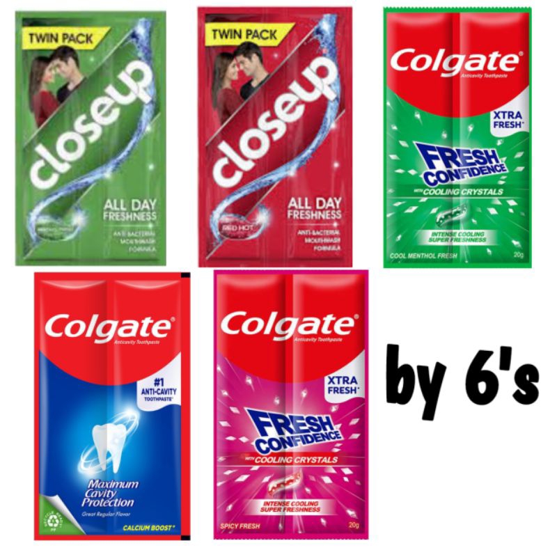 Colgate / Close Up Toothpaste by 6's | Shopee Philippines