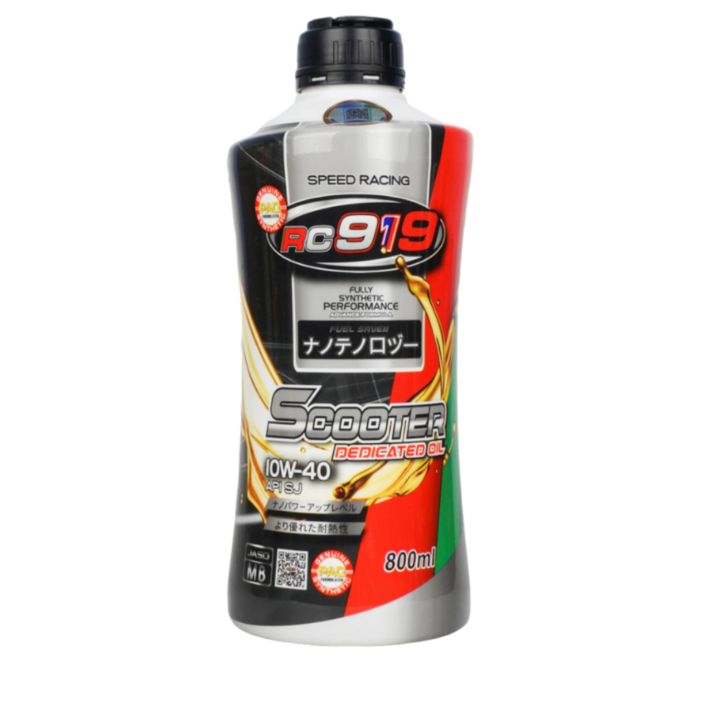 RC919 Black SJ 10W-40 800ML Scooter Fully Synthetic | Shopee Philippines