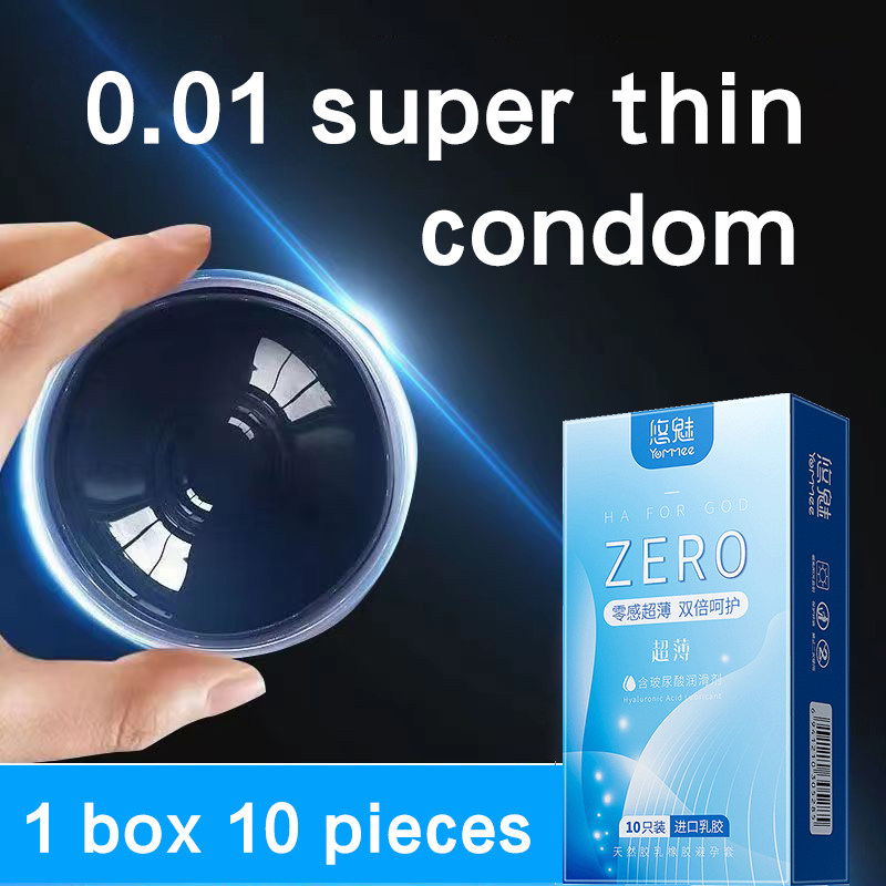 1box 10pcs ultra thin condom for sex original zero invisible durex trust condoms super thin ...