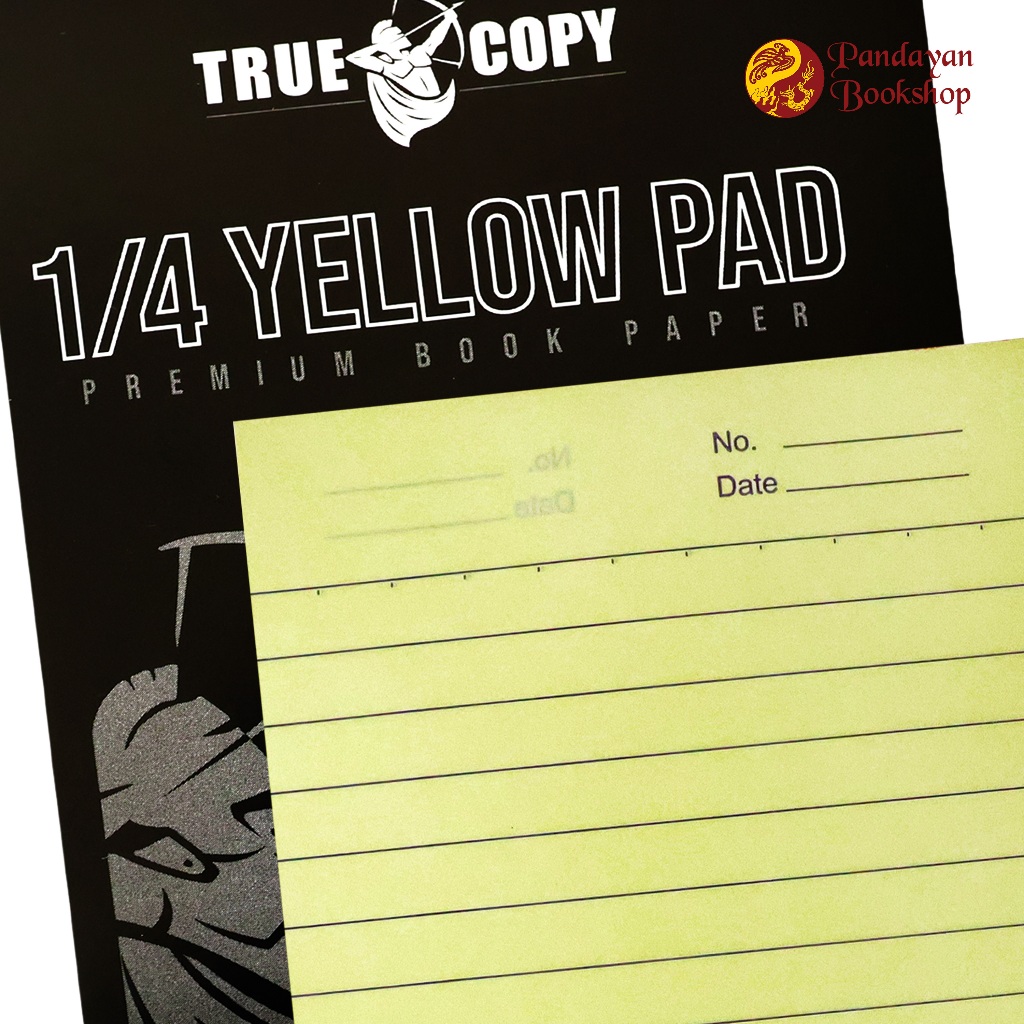True Copy 1/4 Yellow Pad 80 Leaves | Shopee Philippines