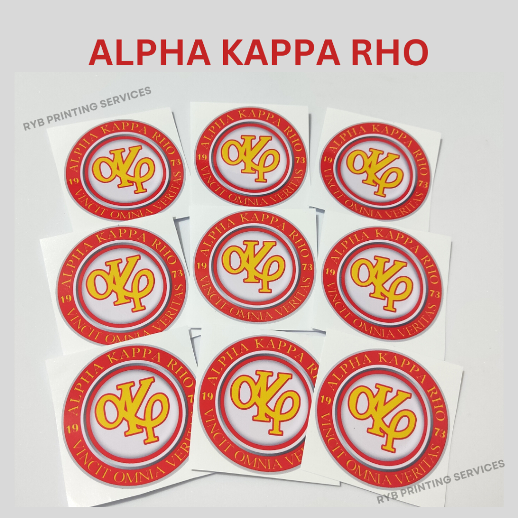 AKP SKEPTRON ALPHA KAPPA RHO AKRHO DESIGN STICKER (Sold per piece ...