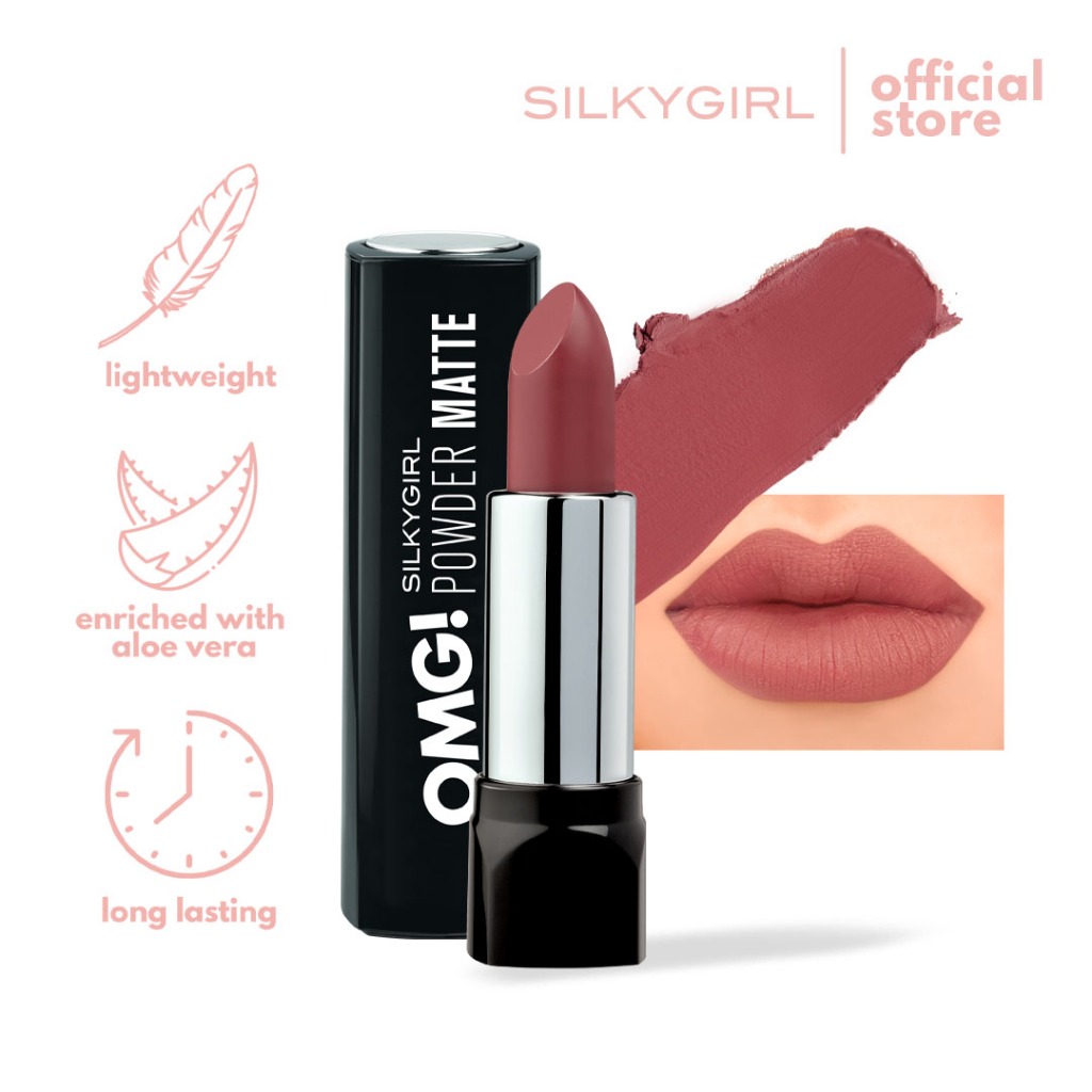 SilkyGirl OMG! Powder Matte Lipcolor Matte Lipstick | Shopee Philippines