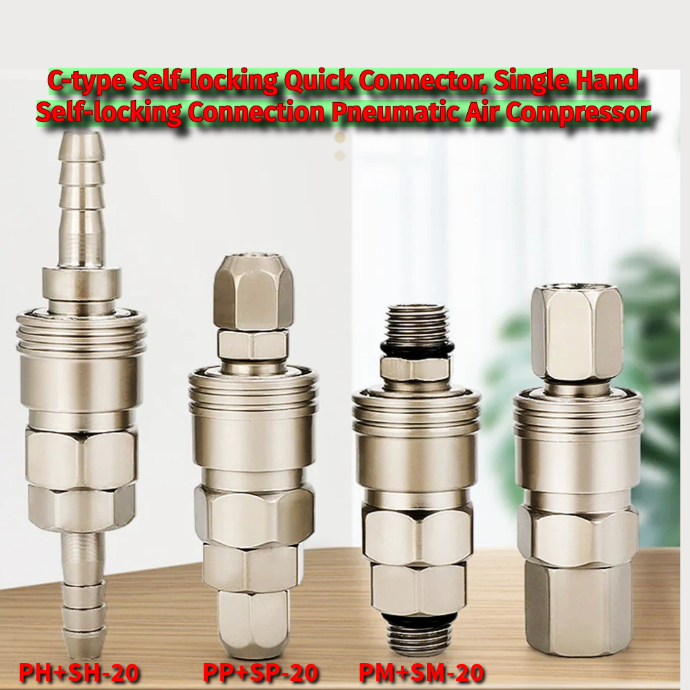 C-type Self-locking Quick Connector, Single Hand Self-locking ...