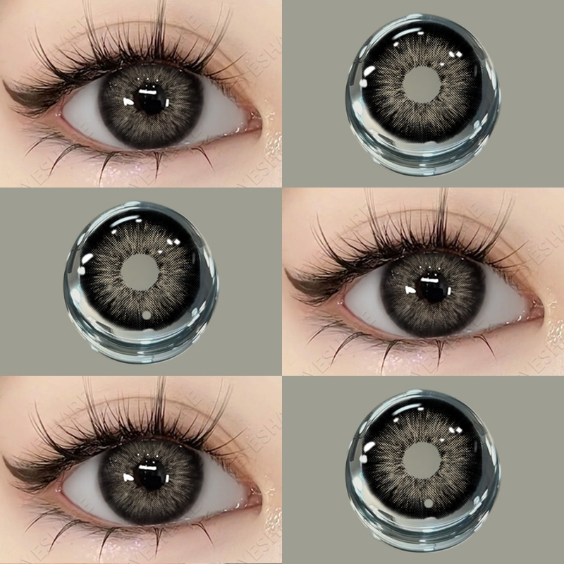 {COD}-Eyeshare Pattaya Black Contact Lenses 1Pair 14.2mm Mini Color ...