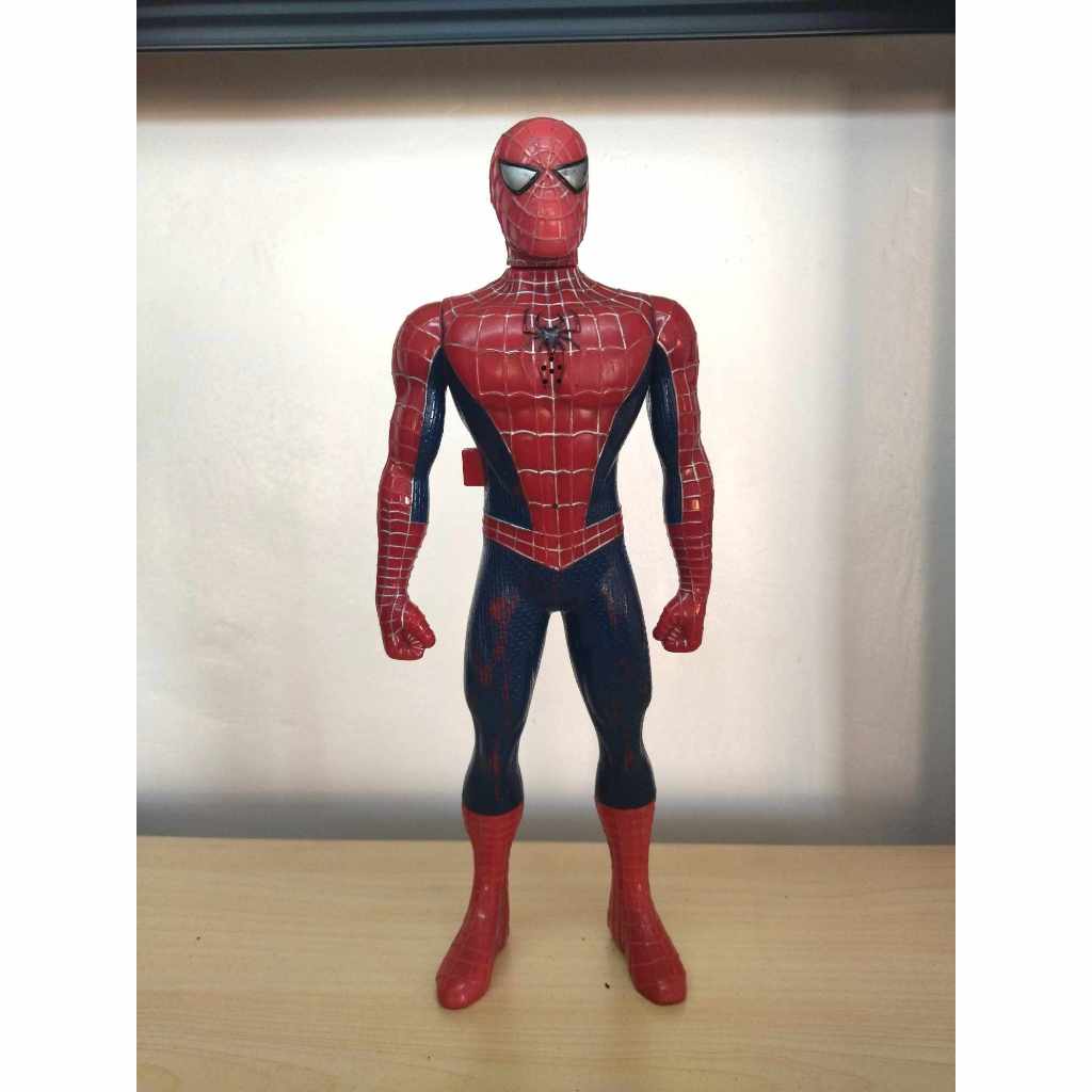 preloved spiderman 11 inch figure with flaw | Shopee Philippines