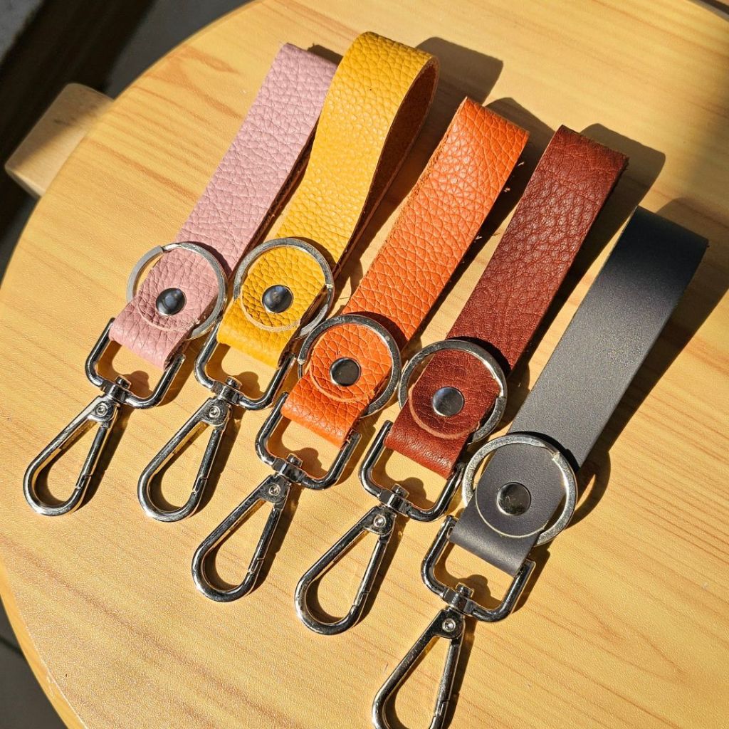 Costal Genuine Leather Long Key Holder / Key Fob / Key Chain | Shopee ...