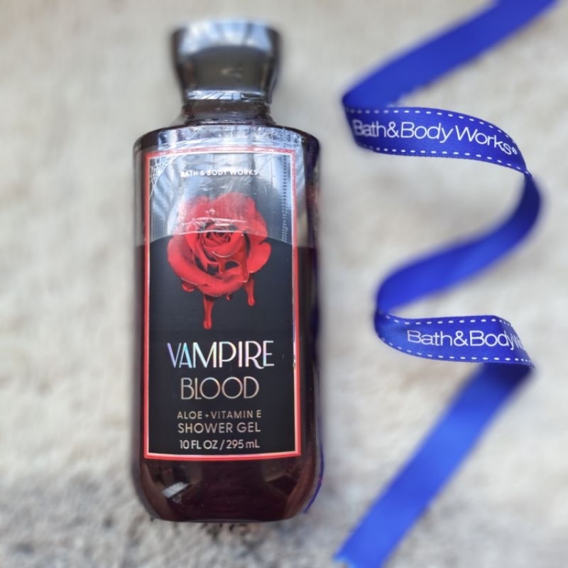 Original Bath & Body Works USA Vampire Blood Shower Gel Body Wash (Berries, Night Blooming ...