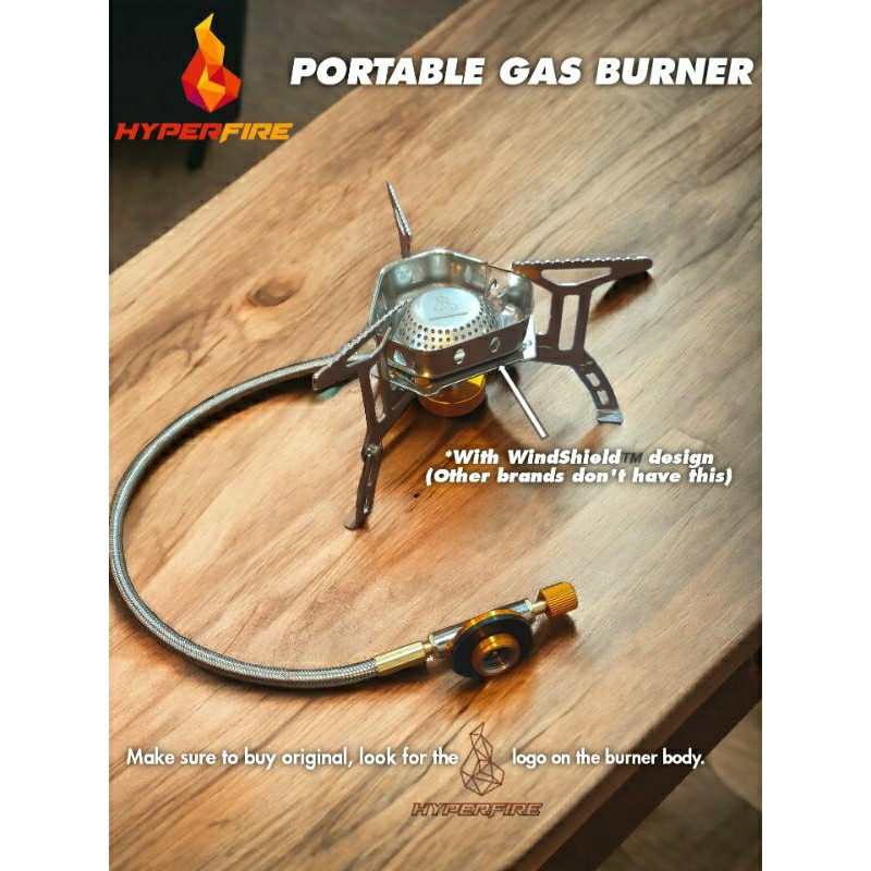 Camping stove mini burner Hyperfire original brand wind proof | Shopee ...