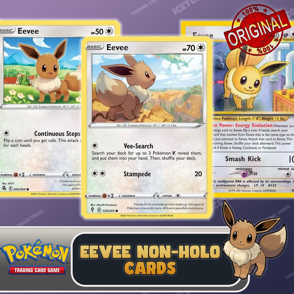 Eevee Non-Holo Pokemon Cards - Pokemon TCG Singles (up to Terastal ...