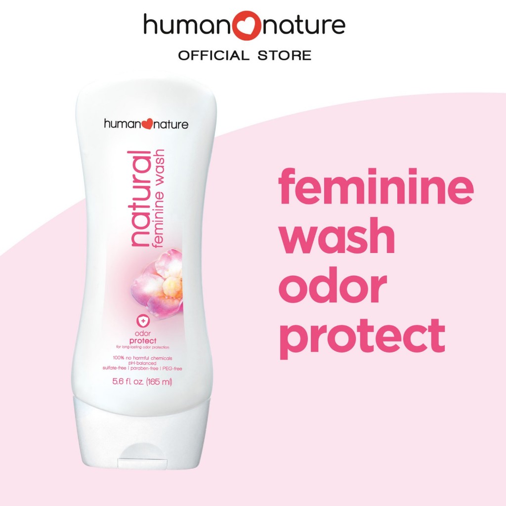 Human Nature Feminine Wash Odor Protect 165ml BUNDLE OF 2 | Shopee ...