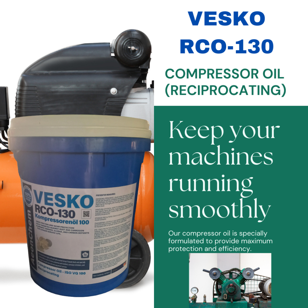 VESKO RCO 130 - Compressor Oil (Reciprocating/Piston Type) - Non ...