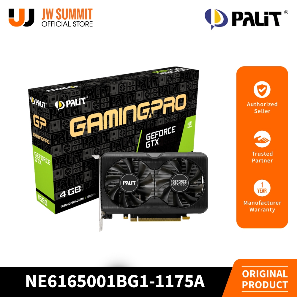 Palit GeForce GTX 1650 Gaming Pro 4GB DDR6 128BIT Gaming Graphics Card ...