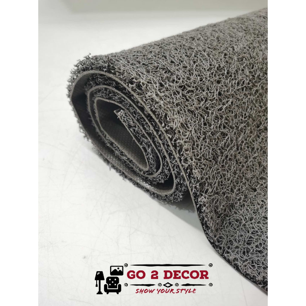 GRAY Anti-Slip Rubber Mat For Floor Waterproof Rubber Matting Door Mat ...
