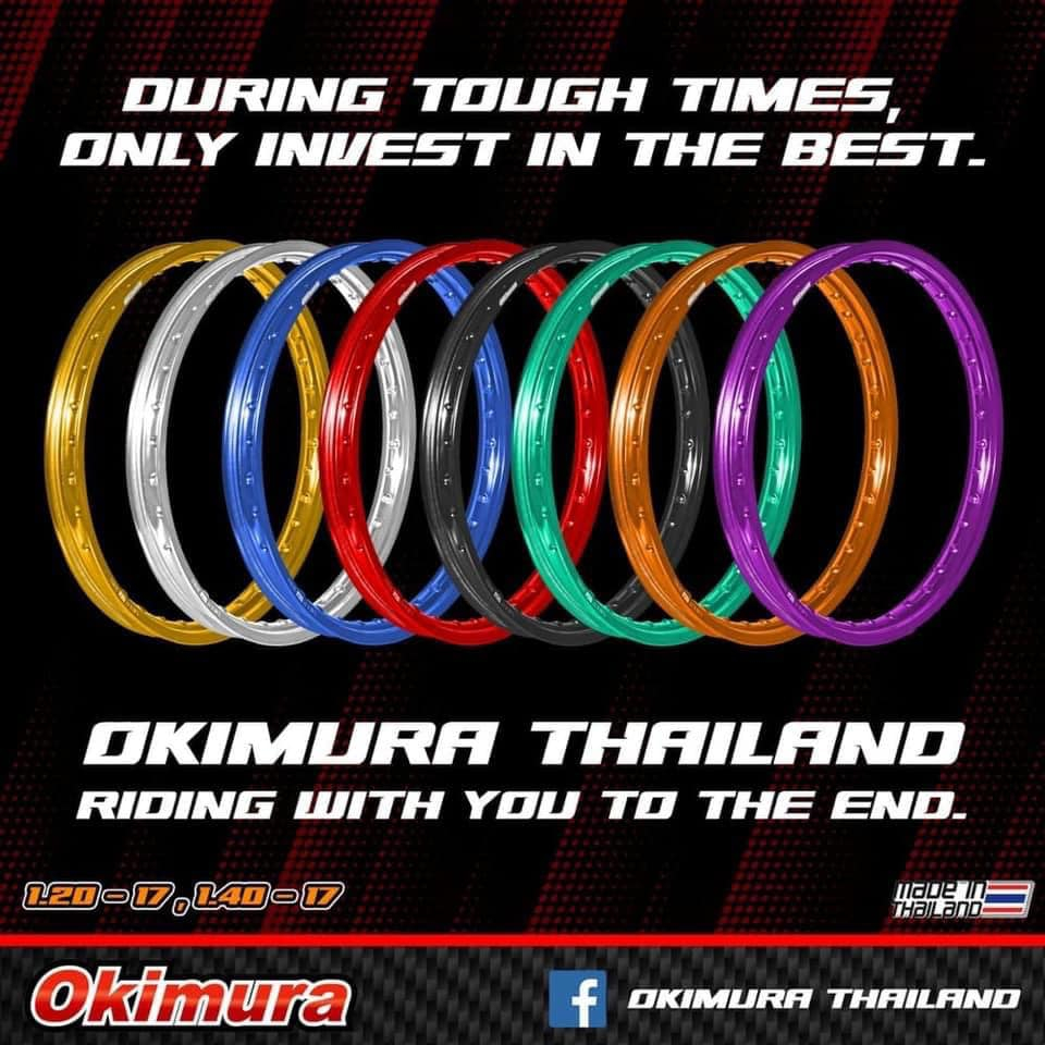 OKIMURA THAILAND RIMS 120 17, 140 17 - 680 PESOS PER PIECE | Shopee ...