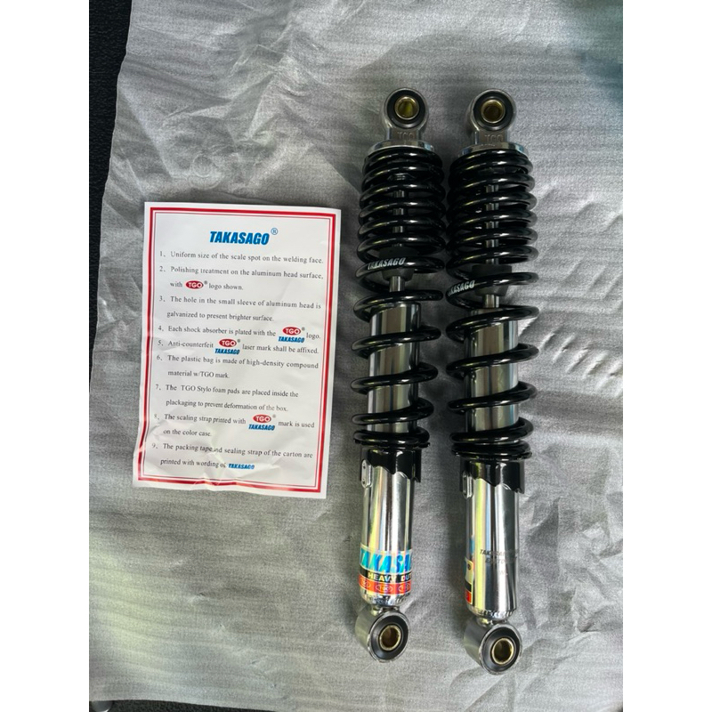 Takasago shock Xrm Wave Barako TMX | Shopee Philippines